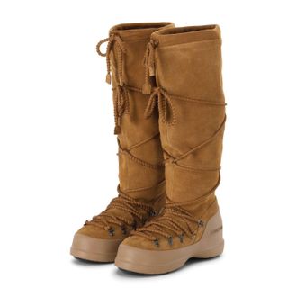 Moon Boot Stiefel Luna aus Veloursleder