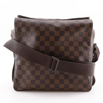 Louis Vuitton Pre-owned Naviglio Schultertasche - - Pre-owned - Herren - Braun - ONE SIZE