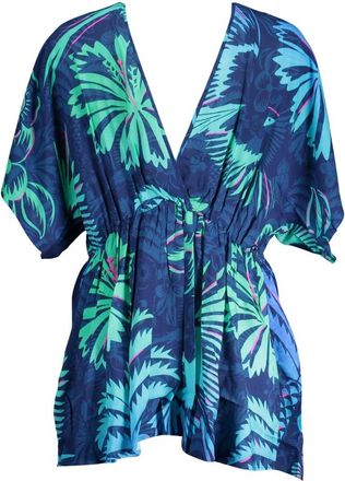 Desigual Femme, Maillots de bain, Bleu, Taille: 44 FR Tunique Tropicale