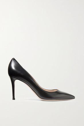Gianvito Rossi 85 Pumps Aus Leder - Schwarz