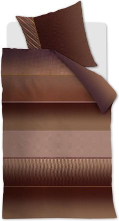 Beddinghouse Mako-Satin-Bettw&auml;sche-Garnitur Shade Farbe Terrakotta, Gr&ouml;&szlig;e 135x200cm+80x80