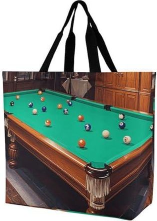 Generic Billard Sac Cabas Imperm&eacute;able Tote Bag L&eacute;ger Sac A Main Femme Pour Gym Voyage Shopping