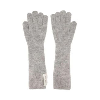 Sams&oslash;e & Sams&oslash;e Sarue Lange Handschuhe - - Accessories - Damen - Grau - ONE SIZE
