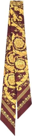 Versace Femme, Accessoires, Multicolore, Taille: ONE Size Barocco Silk Twill Scarf