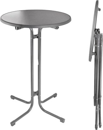 Dema Dema - Stehtisch Bistrotisch Treviso klappbar Anthrazit Gartentisch Partytisch