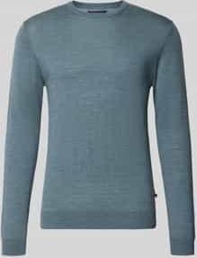 Matinique Strickpullover mit gerippten Abschl&uuml;ssen Modell Margrate