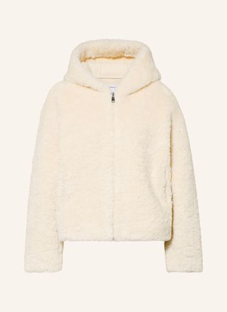 Darling Harbour Darling Harbour Teddyfell-Jacke weiss