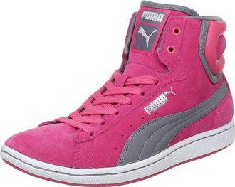 Puma Puma WNS First R SuperECO, Baskets Mode Damen, Pink - Pink - Rose (Teaberry red/Steel Gray) - Gr&ouml;&szlig;e: 39