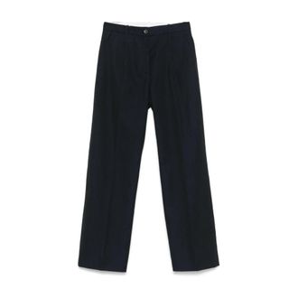 Nine In The Morning Blaue Hose mit Verdecktem Rei&szlig;verschluss - - Trousers - Damen - Blau - W28