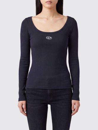 Diesel T-shirt T-Bal &agrave; manches longues en coton avec logo Oval D