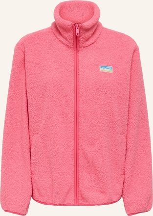 Only Teddyfell-Jacke pink