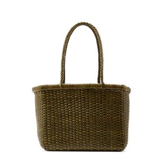 Dragon Diffusion Sac panier B Weave Small en cuir tress&eacute;