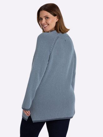 Sheego Strickpullover Pullover Langarm Grobstrick