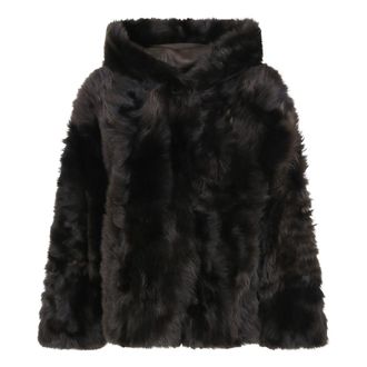 Yves Salomon Kapuzenjacke - - Jackets - Damen - Braun - XS