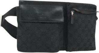 Gucci Sac banane vintage Pre-owned - Femme - Pre-owned - Noir - Taille: ONE Size