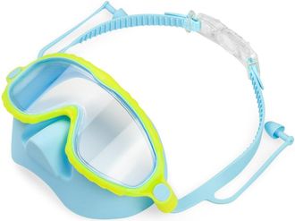 Generico Kinderbrille mit Nasenabdeckung, Silikon-PC, 15,5 x 8 cm, beschlagfrei, wasserdicht, f&uuml;r Kinder, breite Sicht, bequeme Passform, Schnorchelausr&uuml;stung,