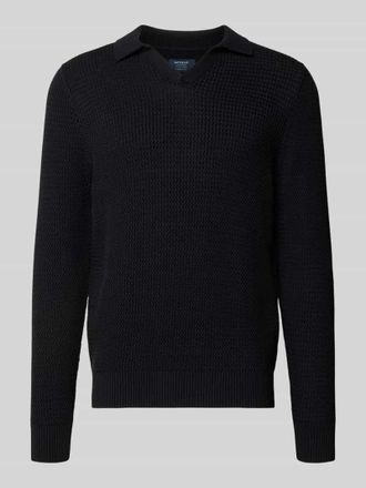 Mc Neal Strickpullover mit gerippten Abschl&uuml;ssen