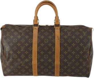 Louis Vuitton unisex, Pre-owned, Brun, Taille: ONE Size Sac Week-end en Toile Pre-owned
