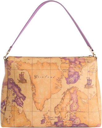 Alviero Martini 1A Classe Femme, Sacs, Brun, Taille: ONE Size Tropical Bag Sottospalla