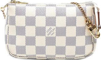 Louis Vuitton mini sac porté épaule Damier Azur Accessoires pre-owned (2000-2025) - Blanc