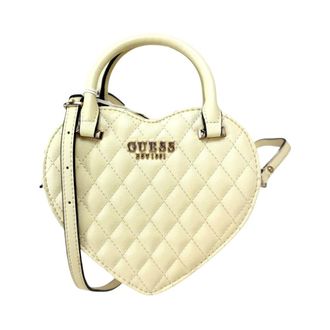 Guess Femme, Sacs, Jaune, Taille: ONE Size Atabey Heart Bag