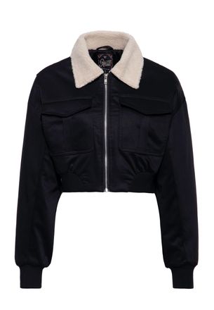 Queen Kerosin Damen Cropped Jacke
