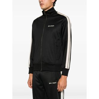 Palm Angels Embroidered Logo Sweatshirt - Black