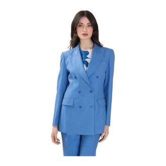 P.A.R.O.S.H. Raisa Blazer - - Jackets - Damen - Blau - S