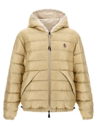 Moncler Mens Beige Polyamide Shell Jacket Clothing
