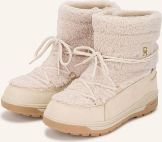 Tommy Hilfiger Boots Mit Teddyfell beige