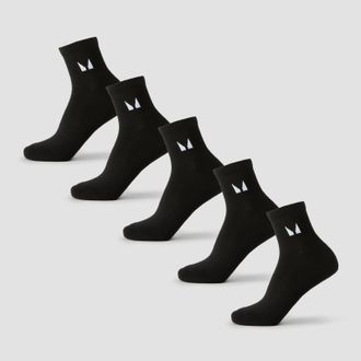 MyProtein Chaussettes basses MP unisexe (lot de 5 paires) - Noir - UK 9-11