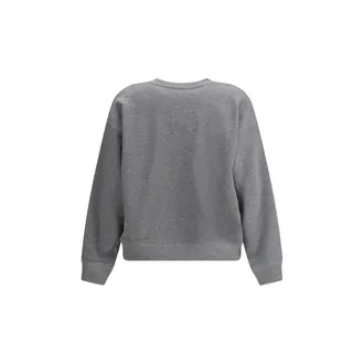 Maison Kitsun&eacute; Womens Gray Cotton Sweatshirt Clothing