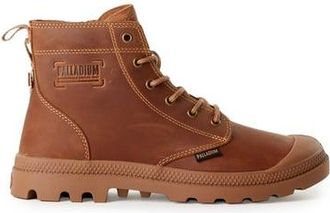Palladium Bottines compens&eacute;es en cuir