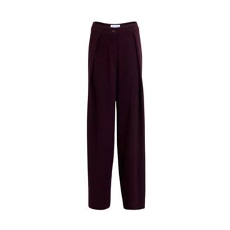 Raquel Diniz Femme, Pantalons, Violet, Taille: 38 FR Pantalon droit