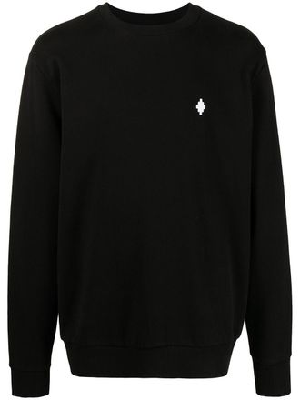 Marcelo Burlon sweat à logo imprimé - Noir