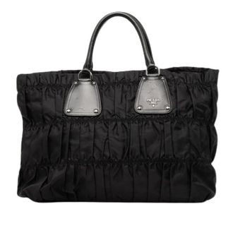 Prada Pre-owned Tessuto Tote Bag - - Pre-owned - Damen - Schwarzk - ONE SIZE