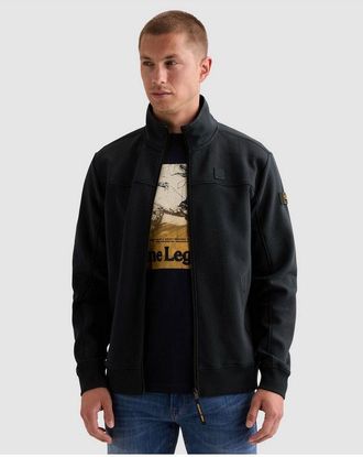 PME Legend Sweatjacke Seitliche Rei&szlig;verschlusstaschen, vordere Passe mit dezenten Ziern&auml;hten