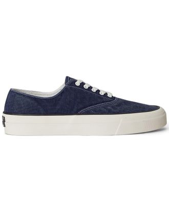 Ralph Lauren Sommerliche Sneaker aus Baumwoll-Canvas in