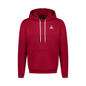 Le Coq Sportif Roter Bordeaux Essentials Hoodie - - Sweatshirts & Hoodies - Herren - Rot - L