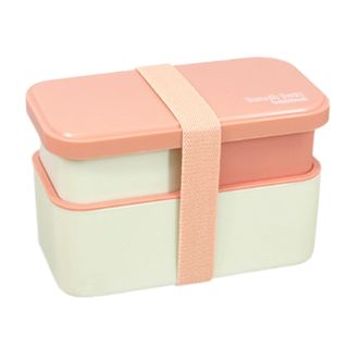 Generico Lunchbox-Set: stapelbar, auslaufsicher, 1450 ml, Salatbeh&auml;lter mit 2 Ebenen, herausnehmbares Utensilienset, Dichtungsband | langlebig 1450 ml mit Verw