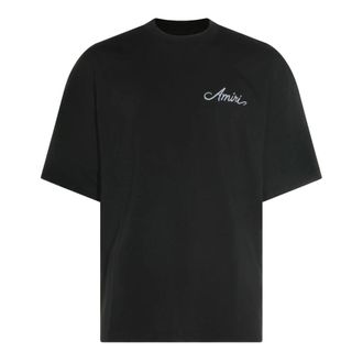 Amiri Logo-Stickerei T-Shirt - - Tops - Herren - Schwarzk - L