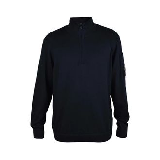 C.P. Company Half Zip Strickpullover - - Knitwear - Herren - Blau - 2XL