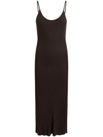 Khaite robe Leesal - Marron