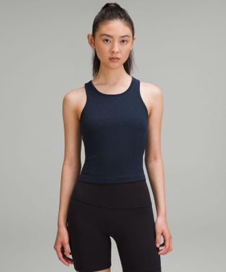 lululemon Débardeur Ebb to Street court dos nageur Maintien léger, bonnets B/C pour Femmes - Bleu - Taille 10
