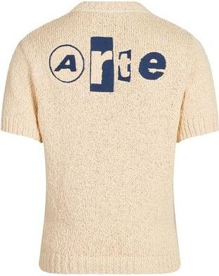 Arte Pull maille manches courtes en coton