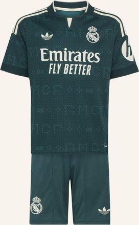 adidas Real Madrid 26/27 Kids Ausw&auml;rtsausr&uuml;stung gruen
