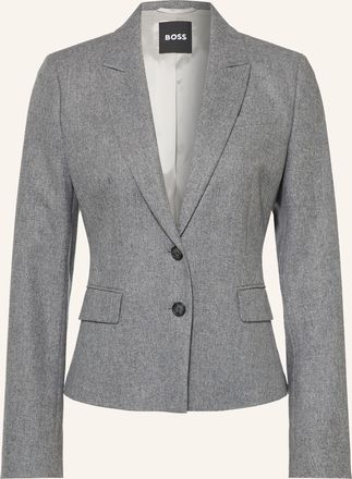 HUGO BOSS Flanellblazer Jia grau