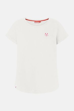 Derbe Derbe Robbenschnute Damen T-Shirt Wei&szlig;