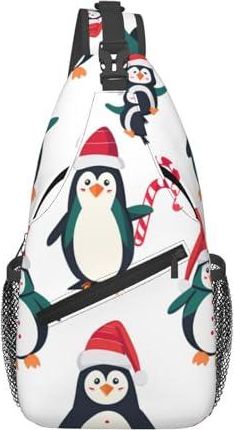 Generic Sac &agrave; dos &agrave; bandouli&egrave;re Holiday Spirit Pingouin - Sac &agrave; dos de voyage pour homme - Sac &agrave; dos de randonn&eacute;e