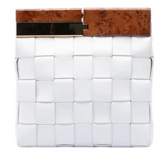 Bottega Veneta Pre-owned Snap Clutch - - Pre-owned - Damen - Wei&szlig; - ONE SIZE